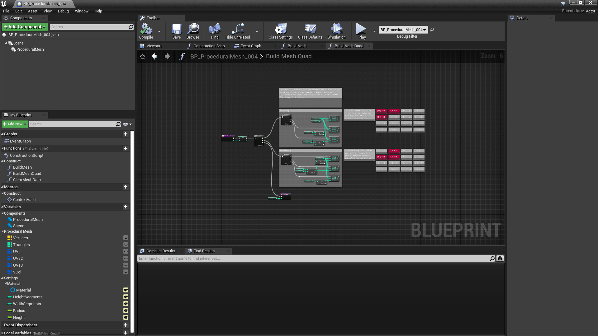 Ghislain GIRARDOT - Unreal Engine Educational Project - Procedural Mesh ...