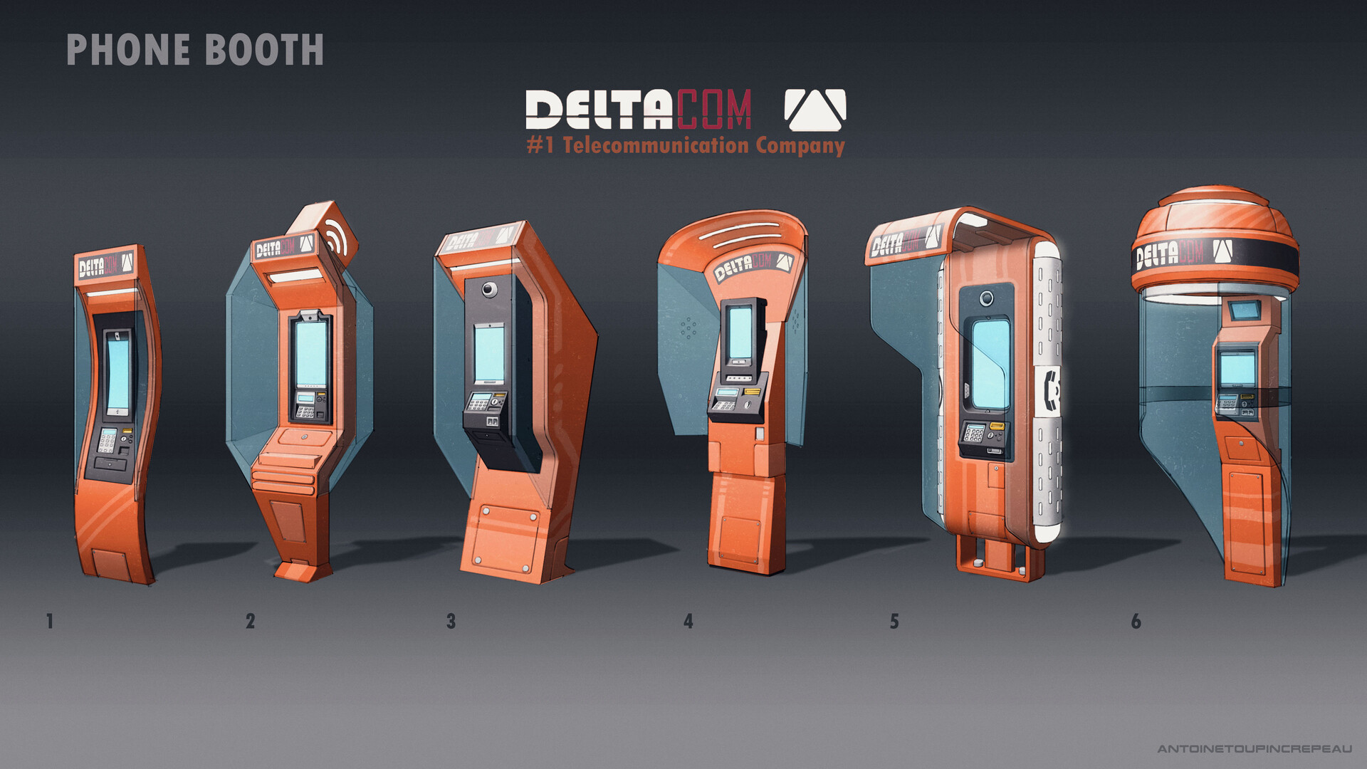 ArtStation - Phone Booth Designs