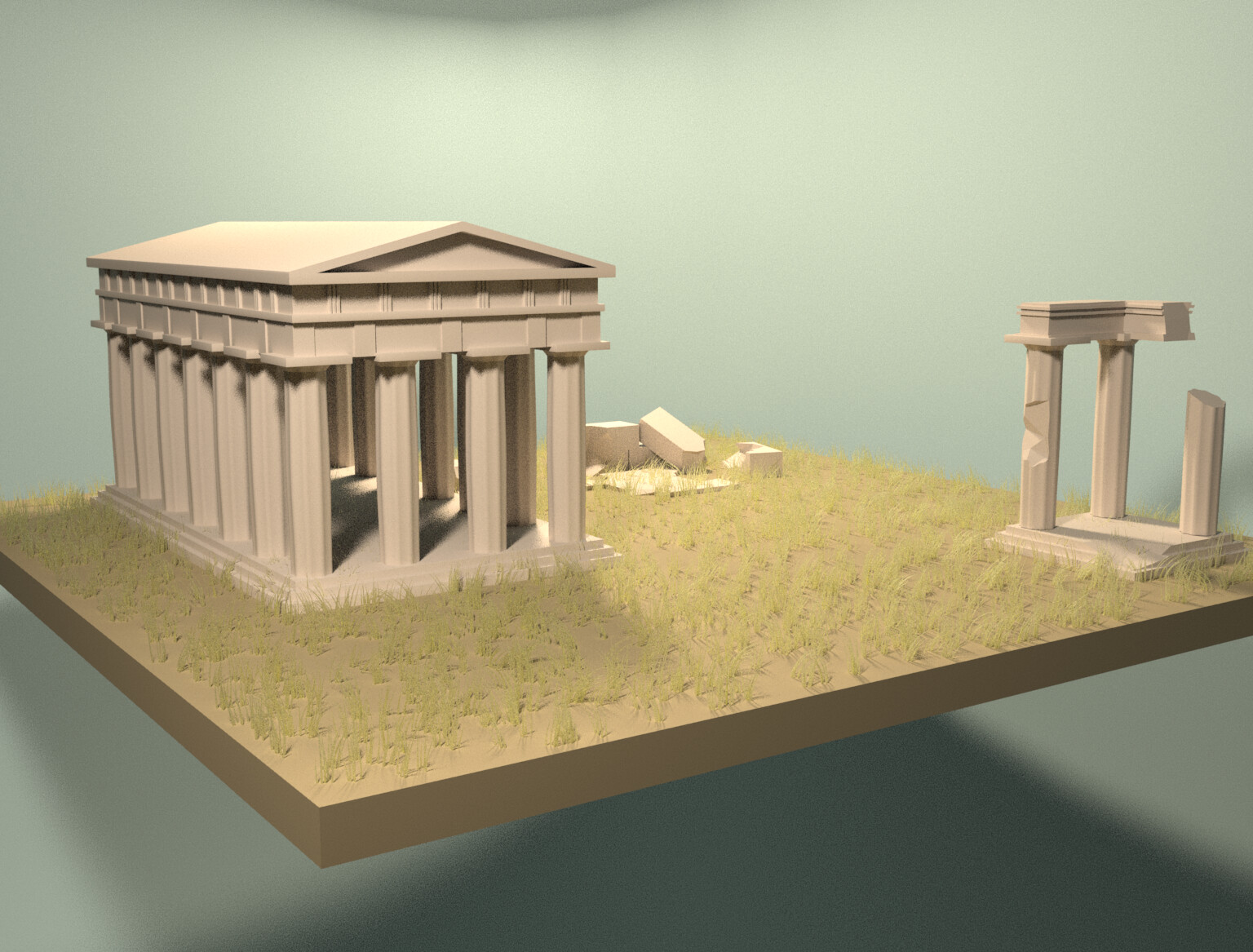 ArtStation - Ancient Greece Scene
