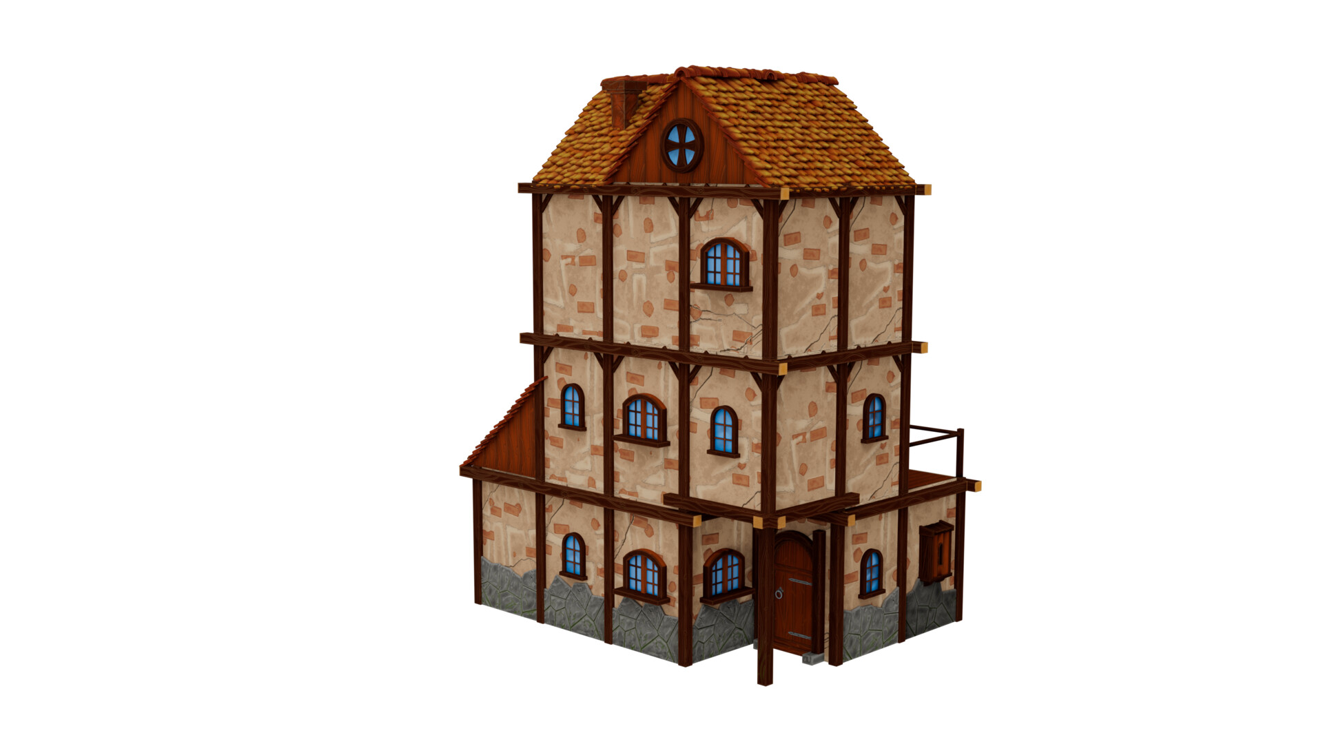 ArtStation - Procedural House in Houdini