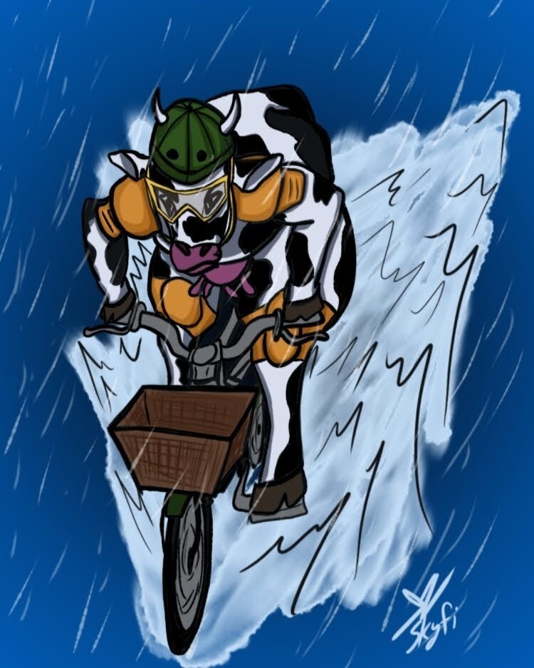 ArtStation - MooMan rider!