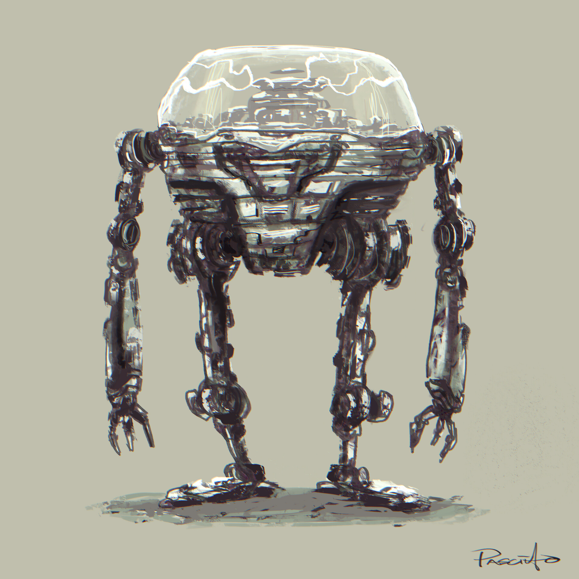 ArtStation - Robot - Distorted