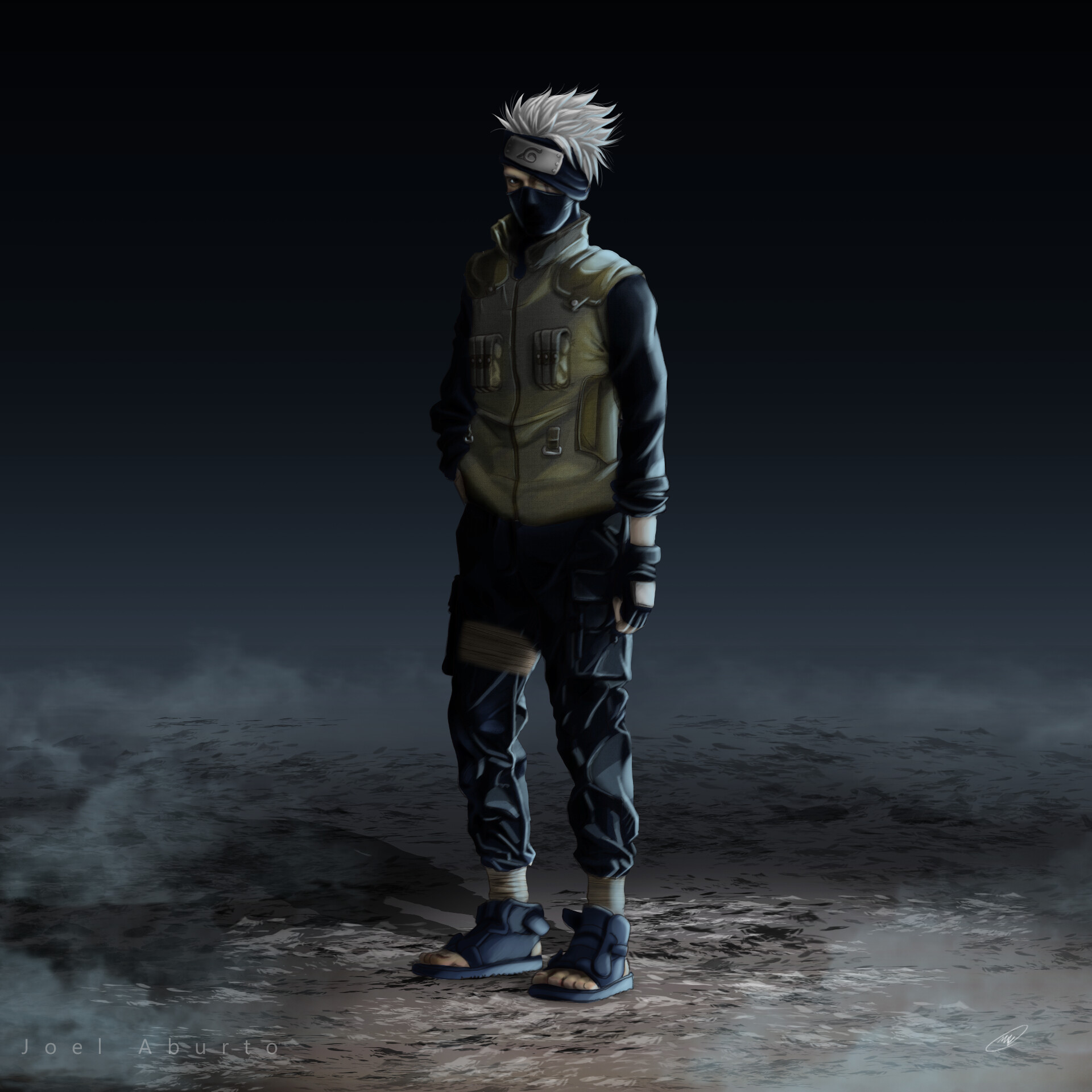 ArtStation - Kakashi characrer practice