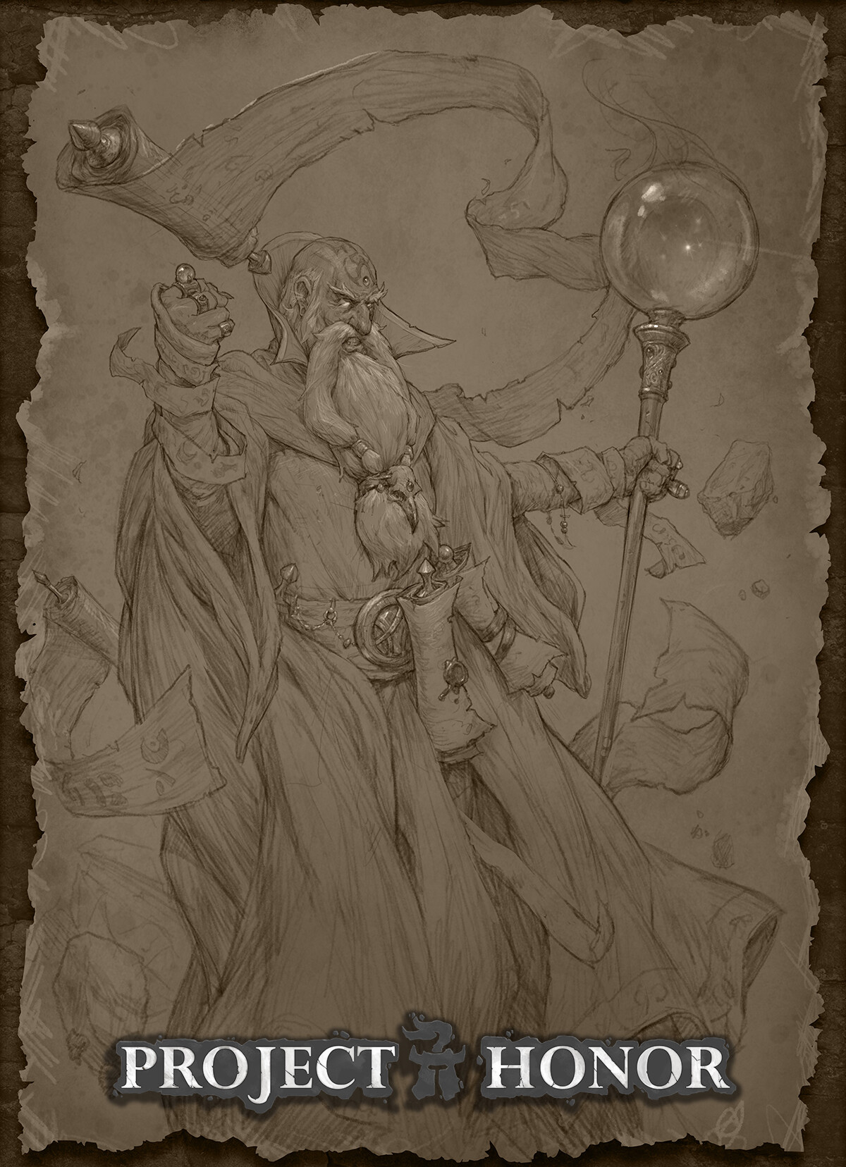 Cole Eastburn - Project Honor Wizard concepts