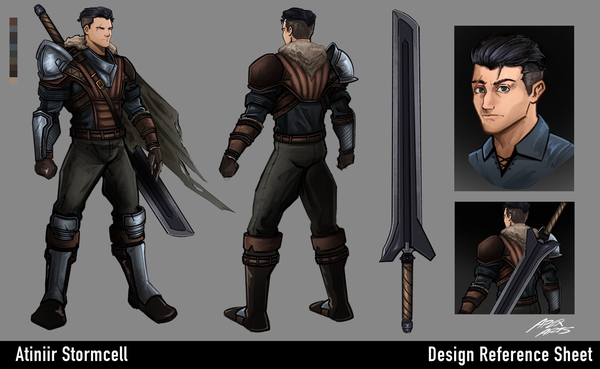 ApexArts - Medieval Fantasy Hero Commission