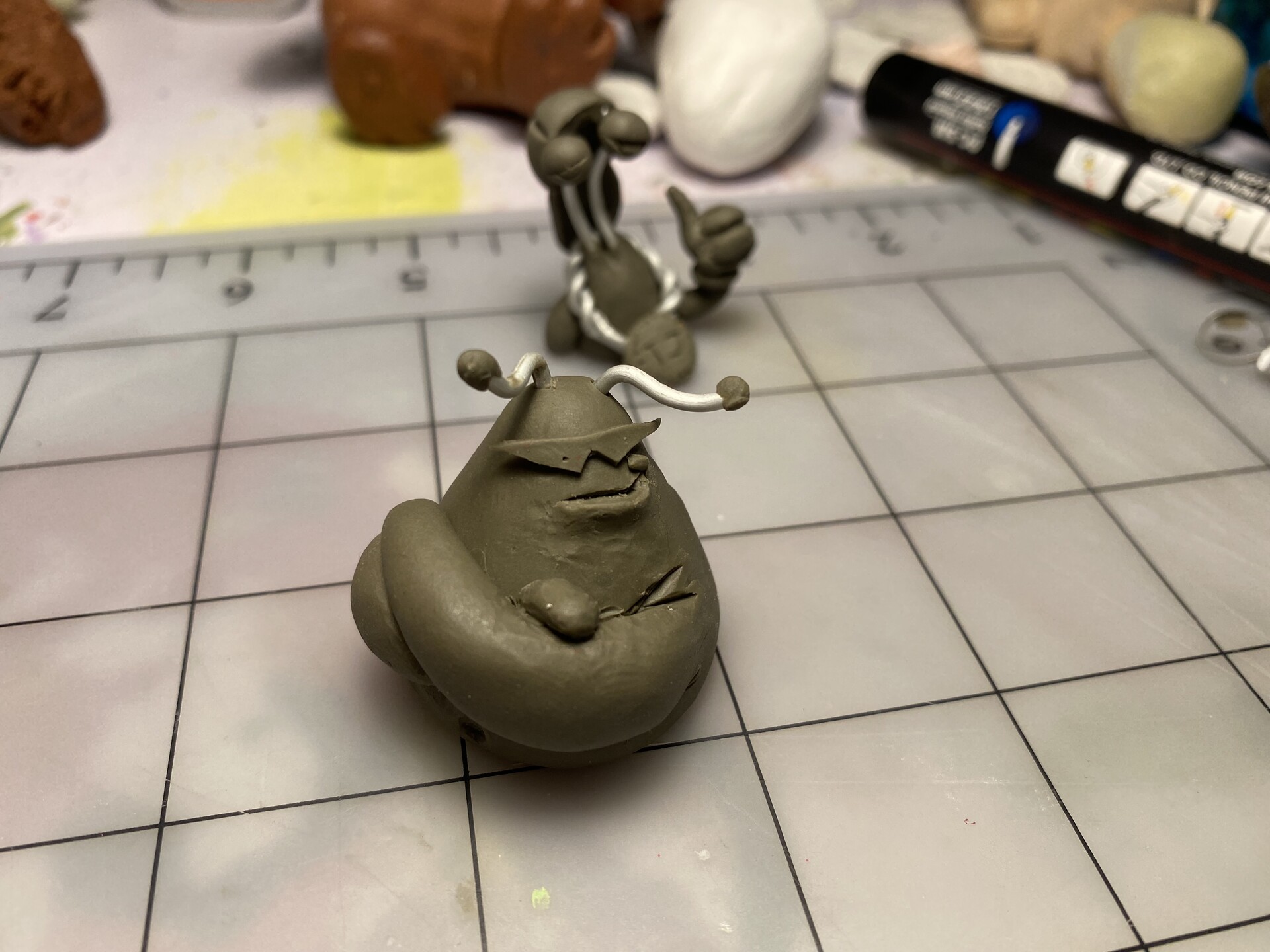 ArtStation - Revised Toejam and Earl sculpture