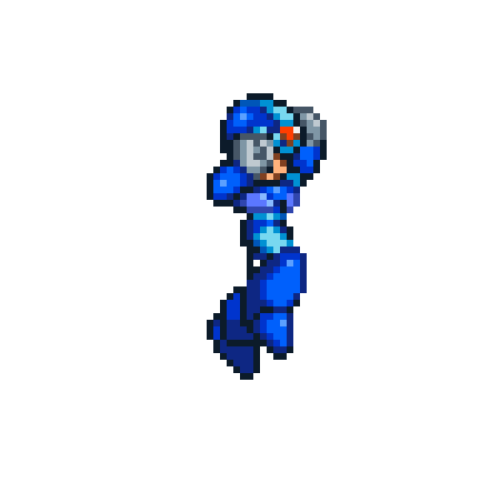 Megaman Running Gif