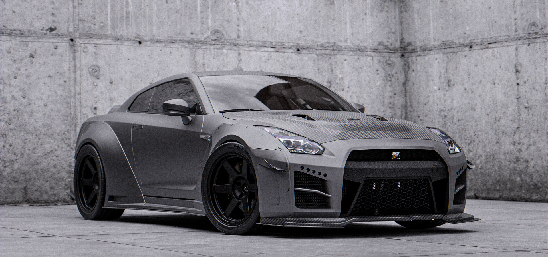 3DXNUT - Wide body beast GT-R