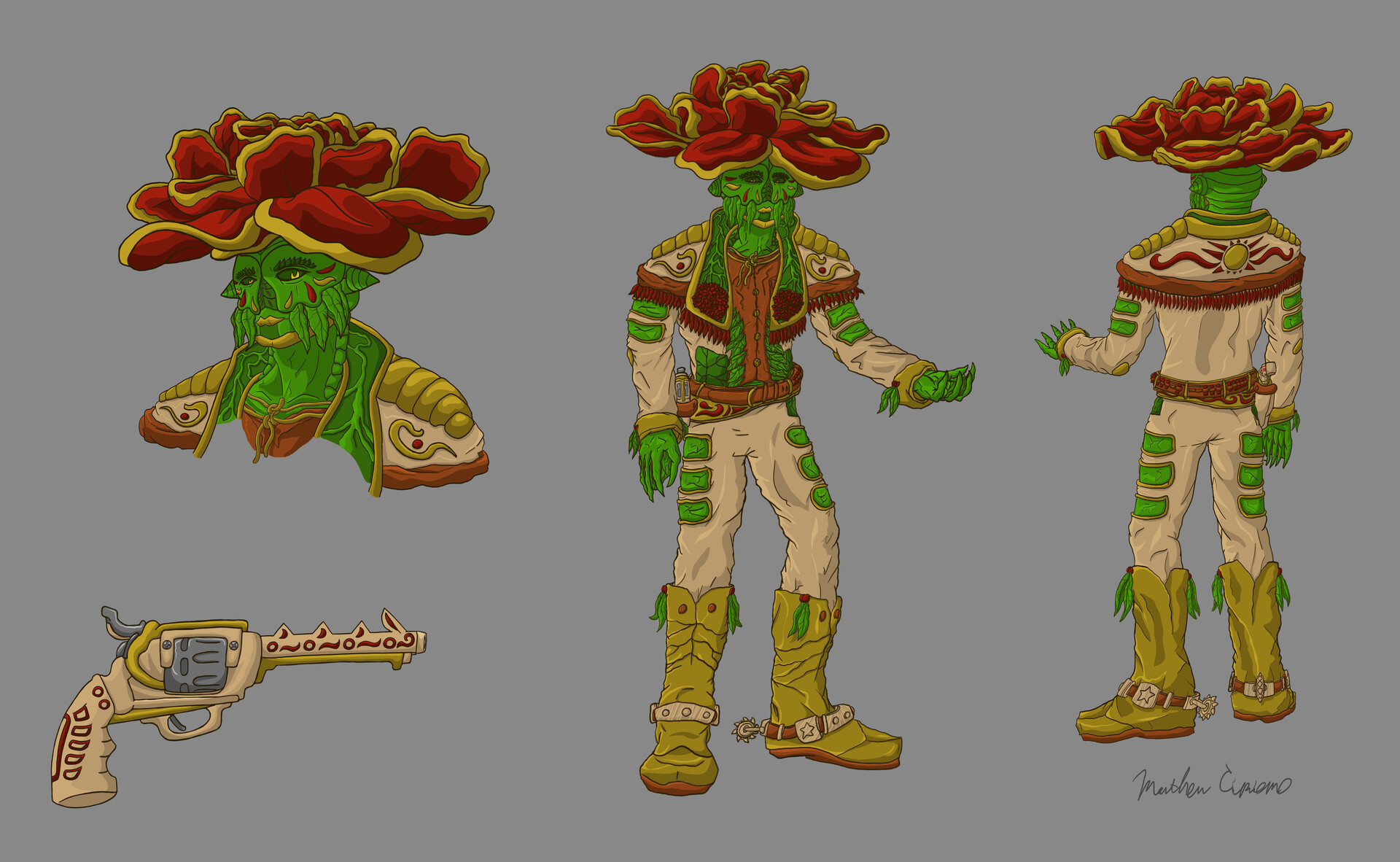Mathew Cipriano - Character Concept: The Nameless Marigold.
