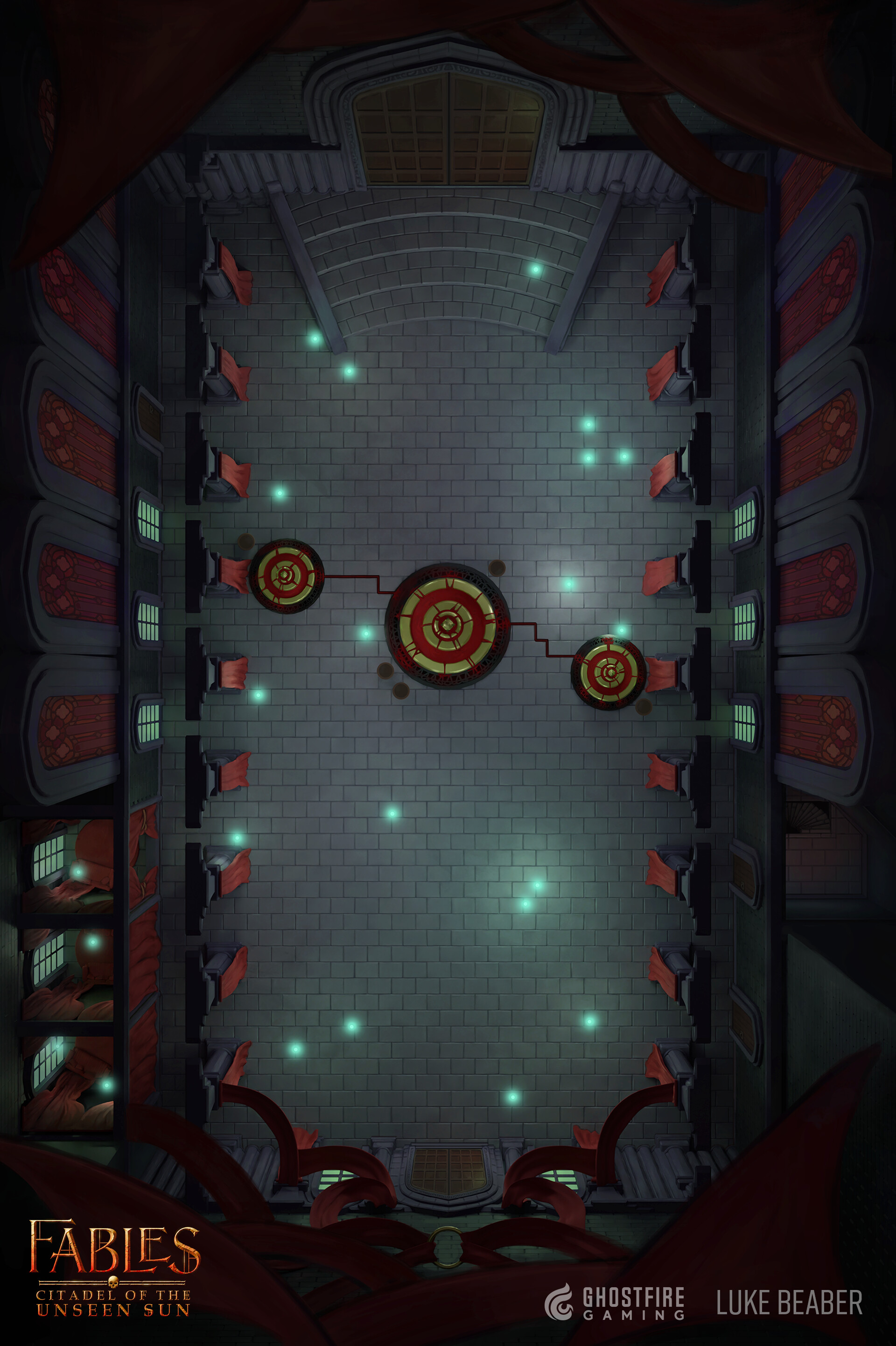 Lucia Beaber - Fables: Citadel of the Unseen Sun - Hall of Delights Maps