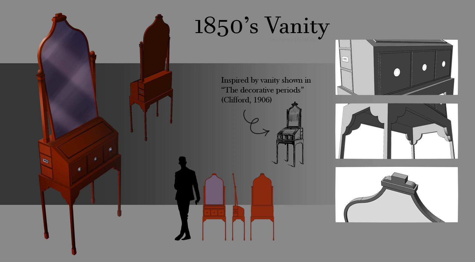 ArtStation - Vanity Concept Model