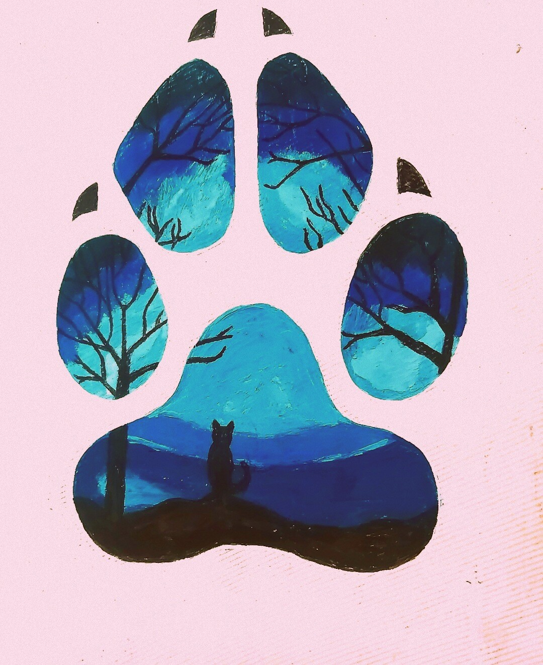 ArtStation - cat hand