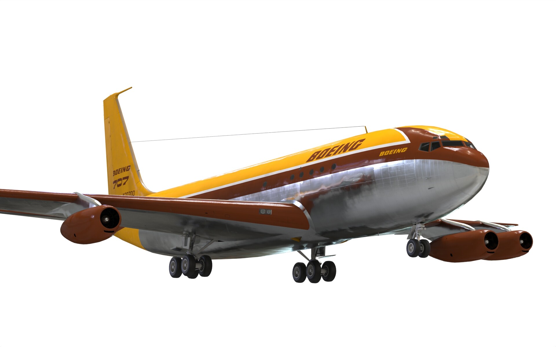 ArtStation - Boeing 367 80 Boeing 707 3D model