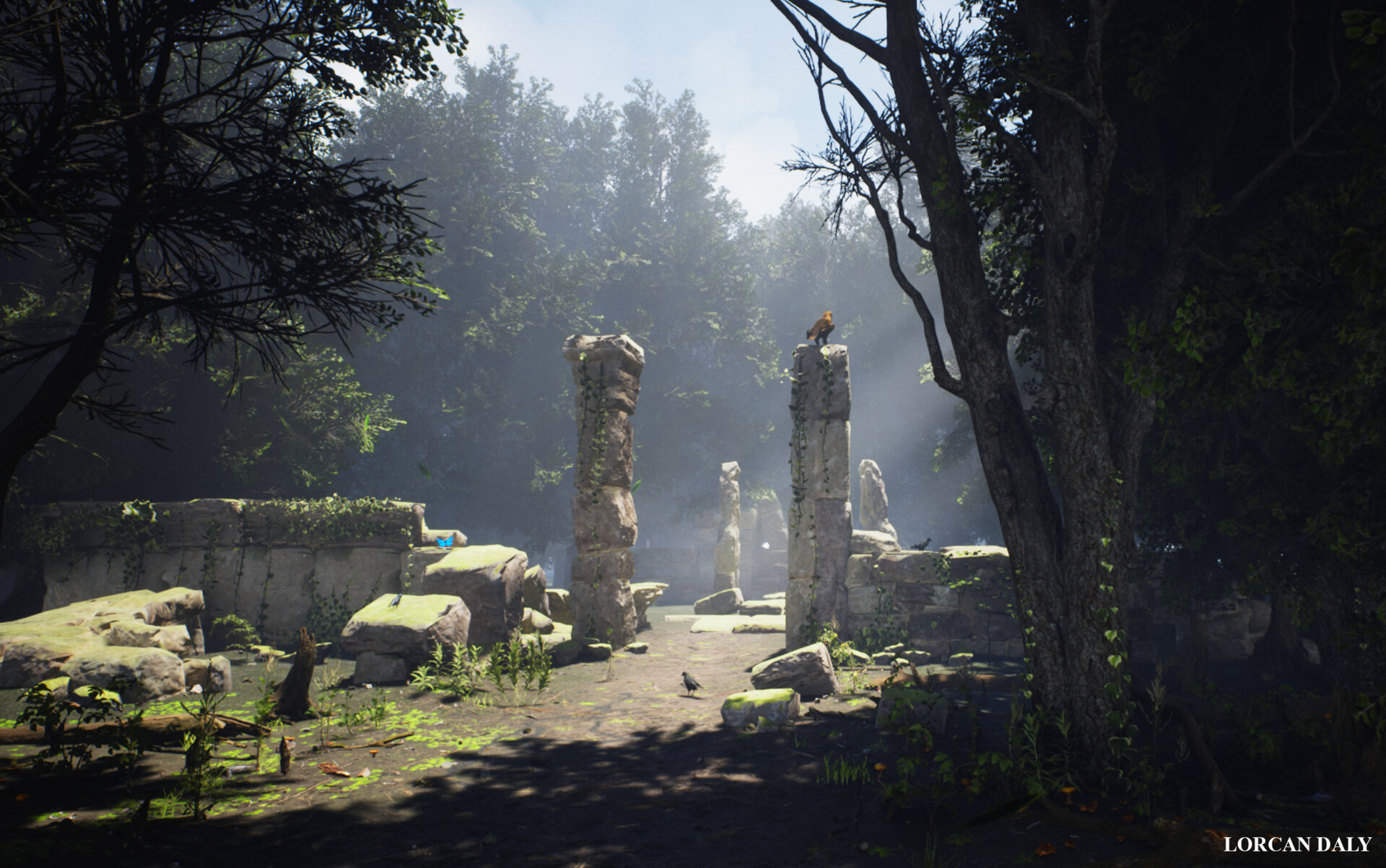 Lorcan Daly - Forest Temple Ruins - Unreal Engine 5