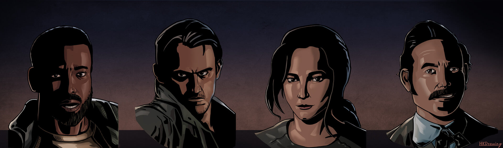 ArtStation - Altered Carbon Portraits