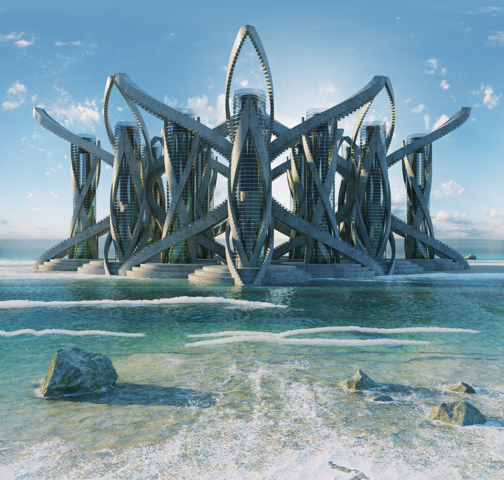 ArtStation - Atlantis Sea Castle