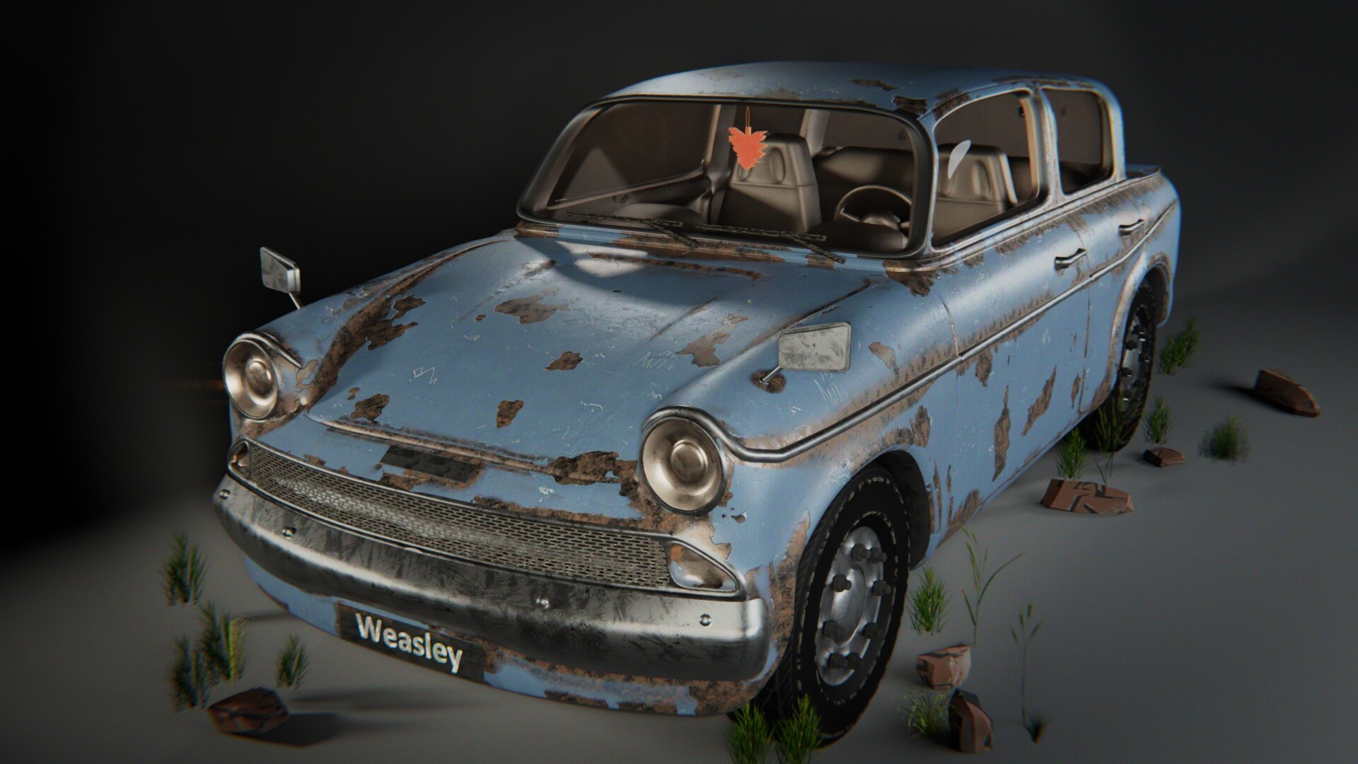 ArtStation - Ford Weasley car