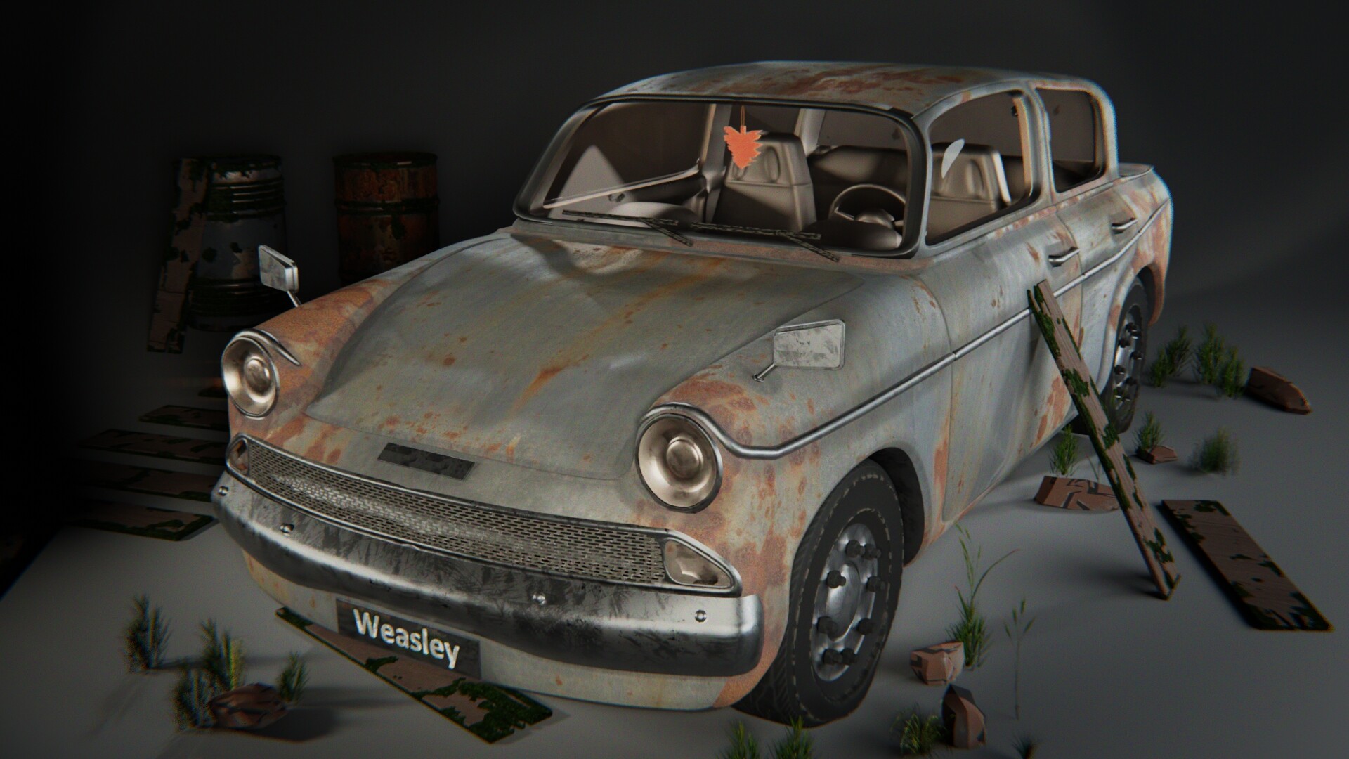 ArtStation - Ford Weasley car