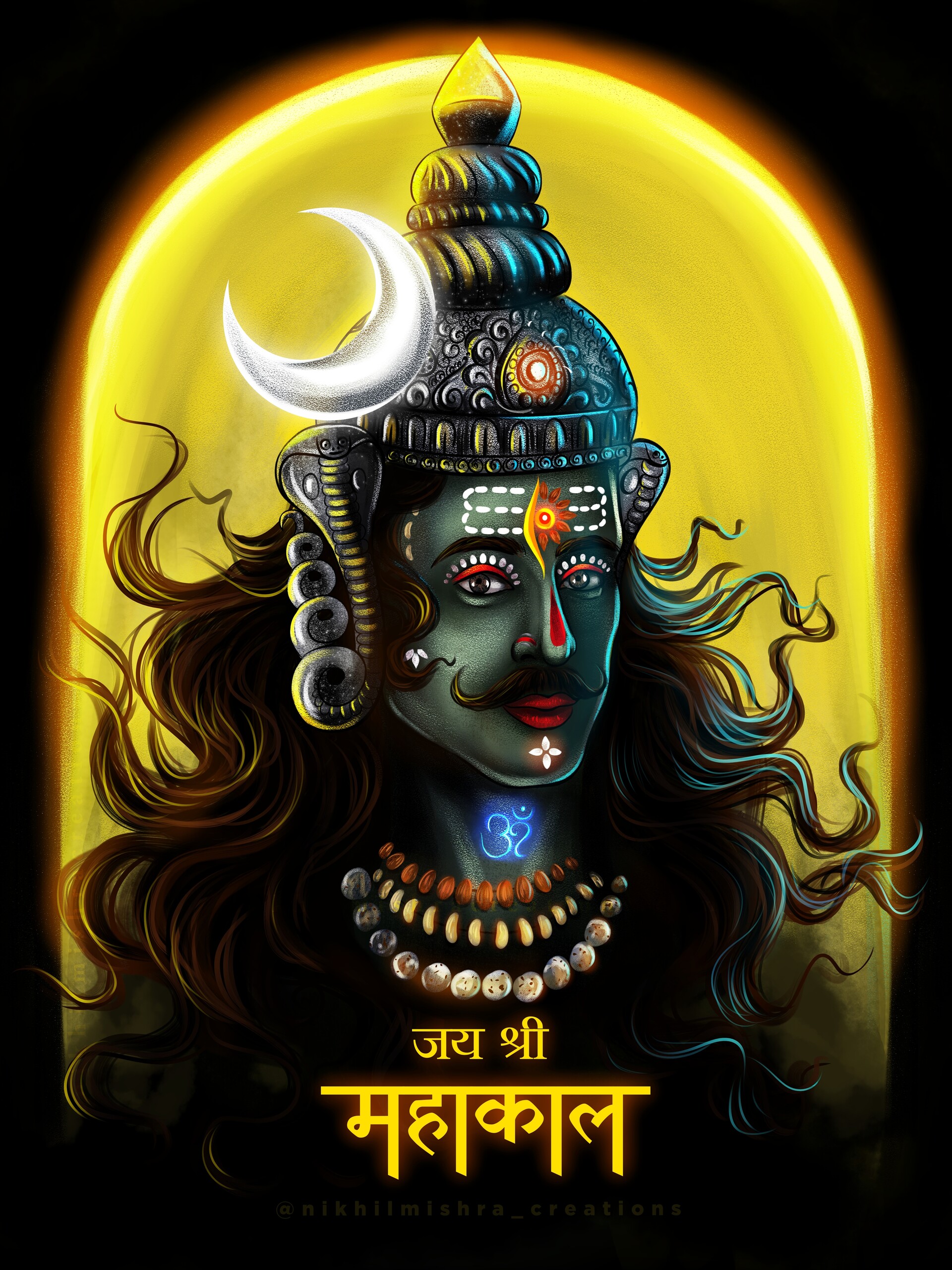 ArtStation - Shri Mahakaleshwar Digital art