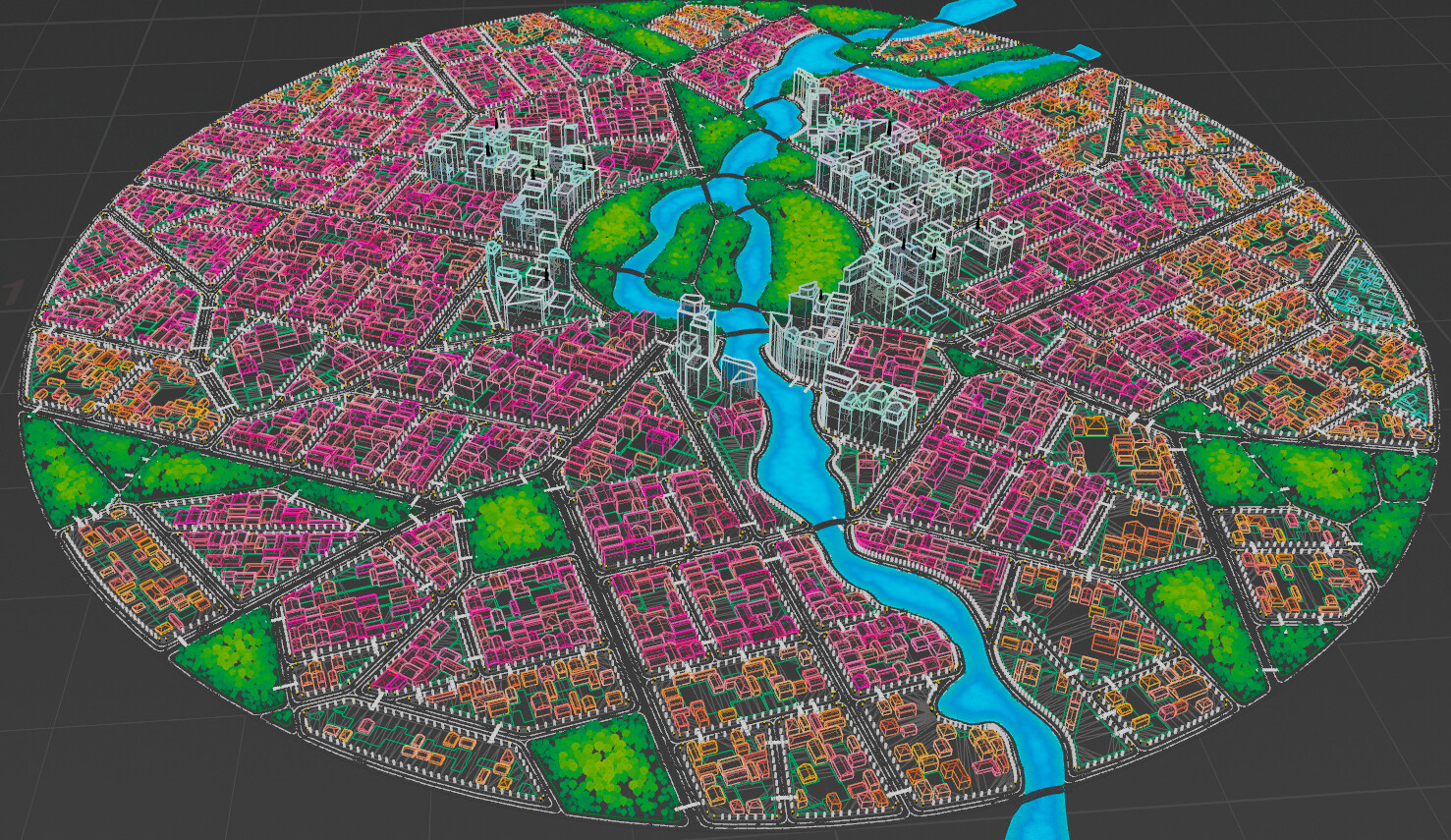 ArtStation - procedural city generator