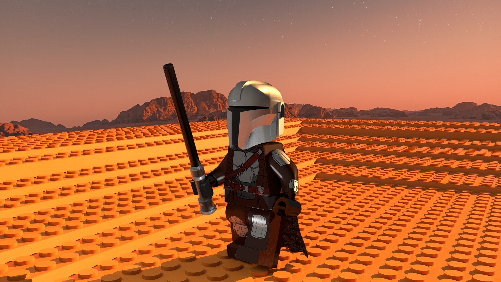 ArtStation - The Mandalorian - Lego