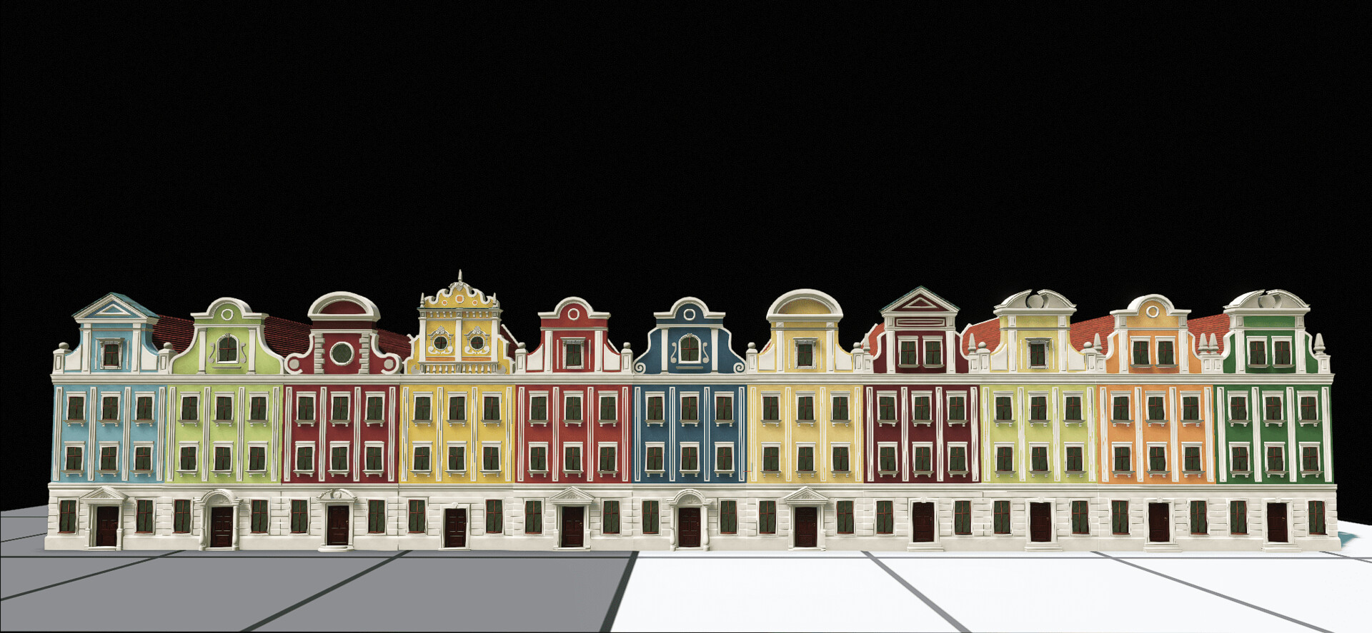 ArtStation - Tenement Hanseatic Simple