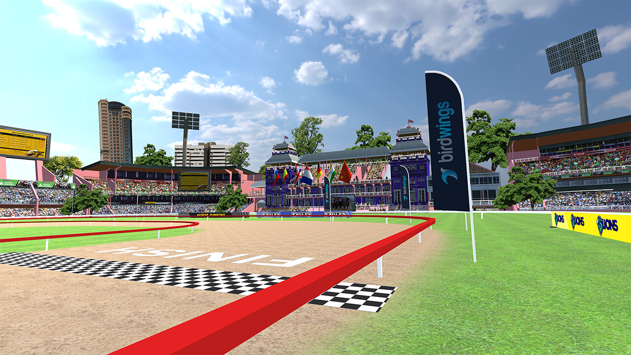 ArtStation - Horse Racing Game Environment 3D