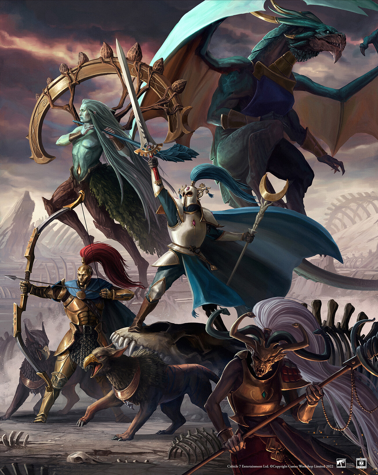 ArtStation - Age of Sigmar: Soulbound - Era of the Beast Cover Art