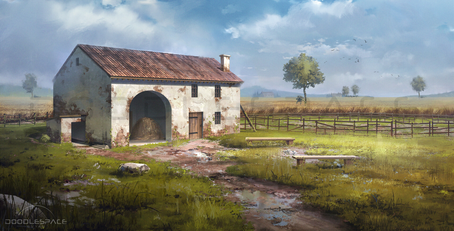 ArtStation - Farm house