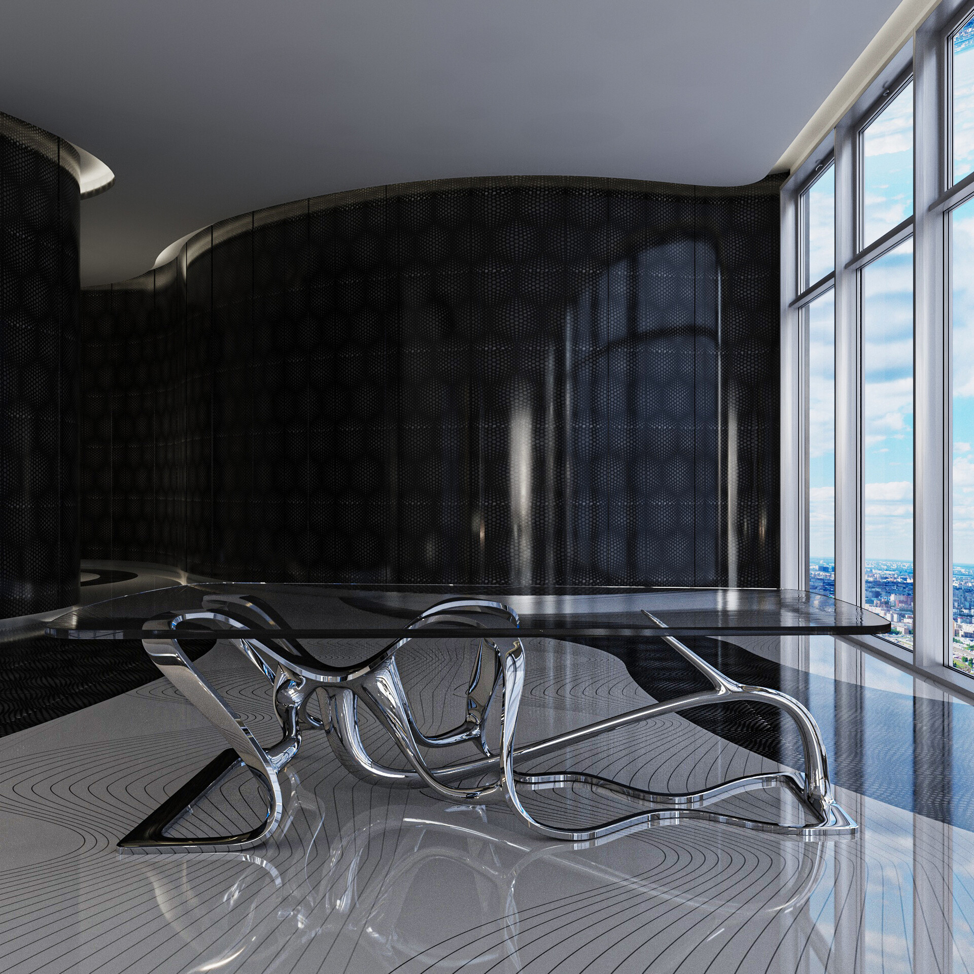 ArtStation - Contextual interior for coffe table