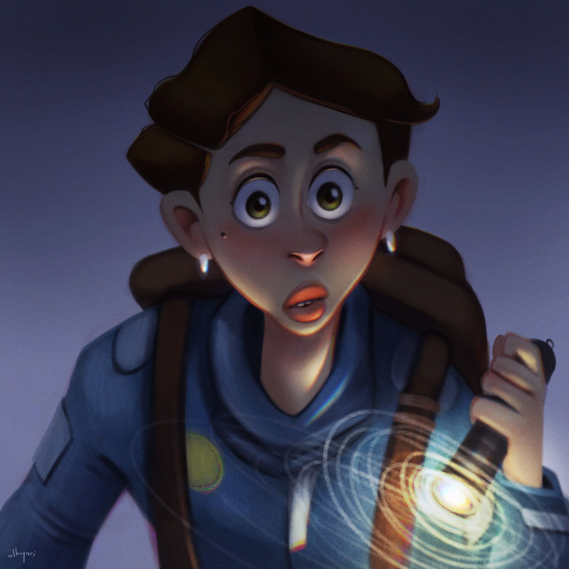 ArtStation - Discovery | Cartoon Portrait | Narrative Digital Painting