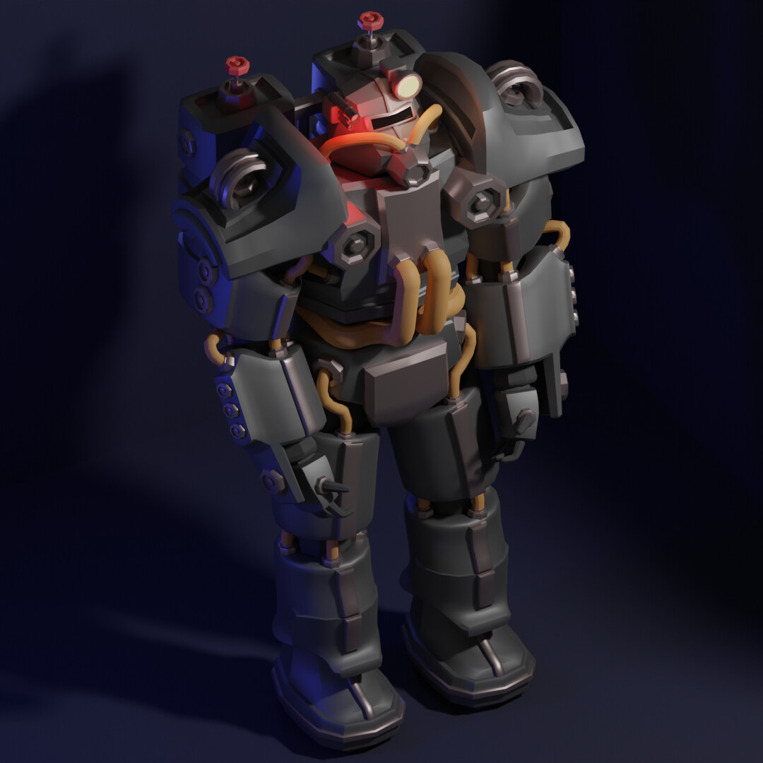 ArtStation - Fallout Power Armor