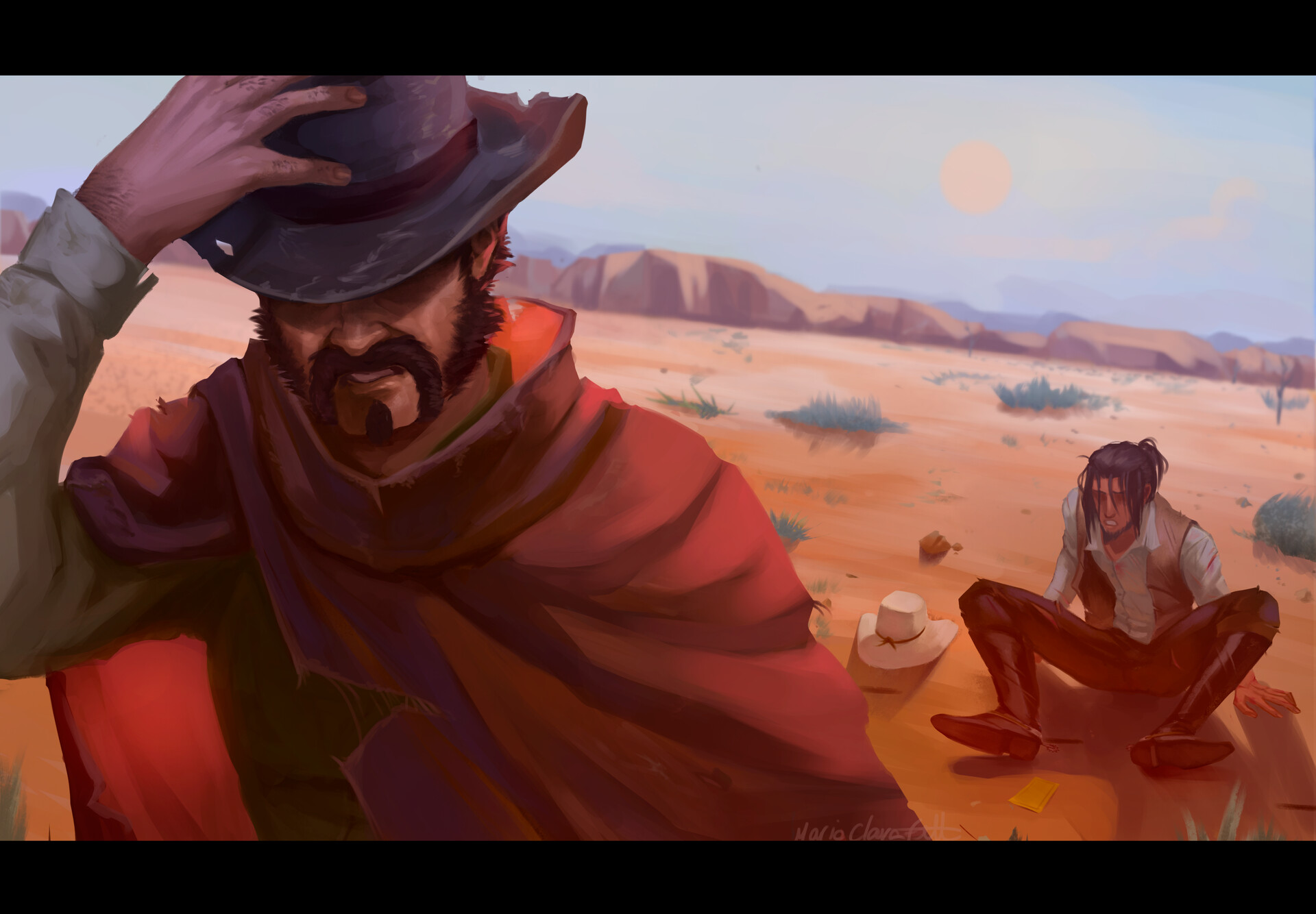 ArtStation - Graves and Twisted Fate fanart