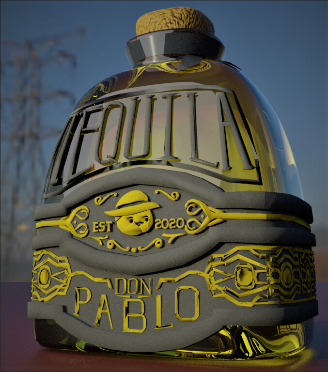 ArtStation - Tequila Don Pablo Remake