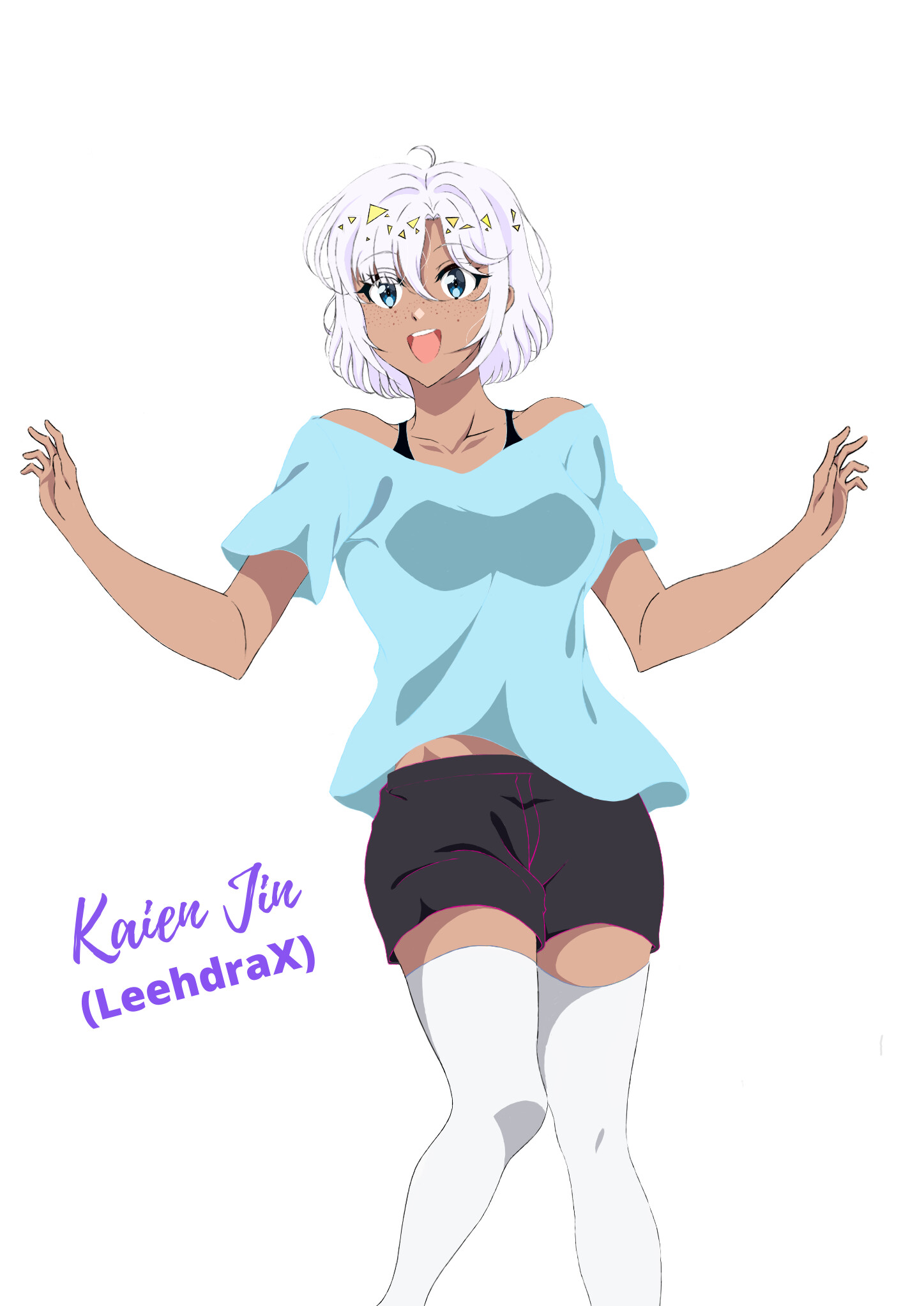 ArtStation - OC - "Rafa Desu" - Vtuber Modelo.