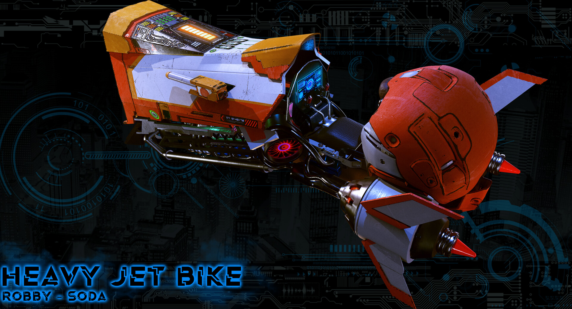 ArtStation - Heavy Jet Bike