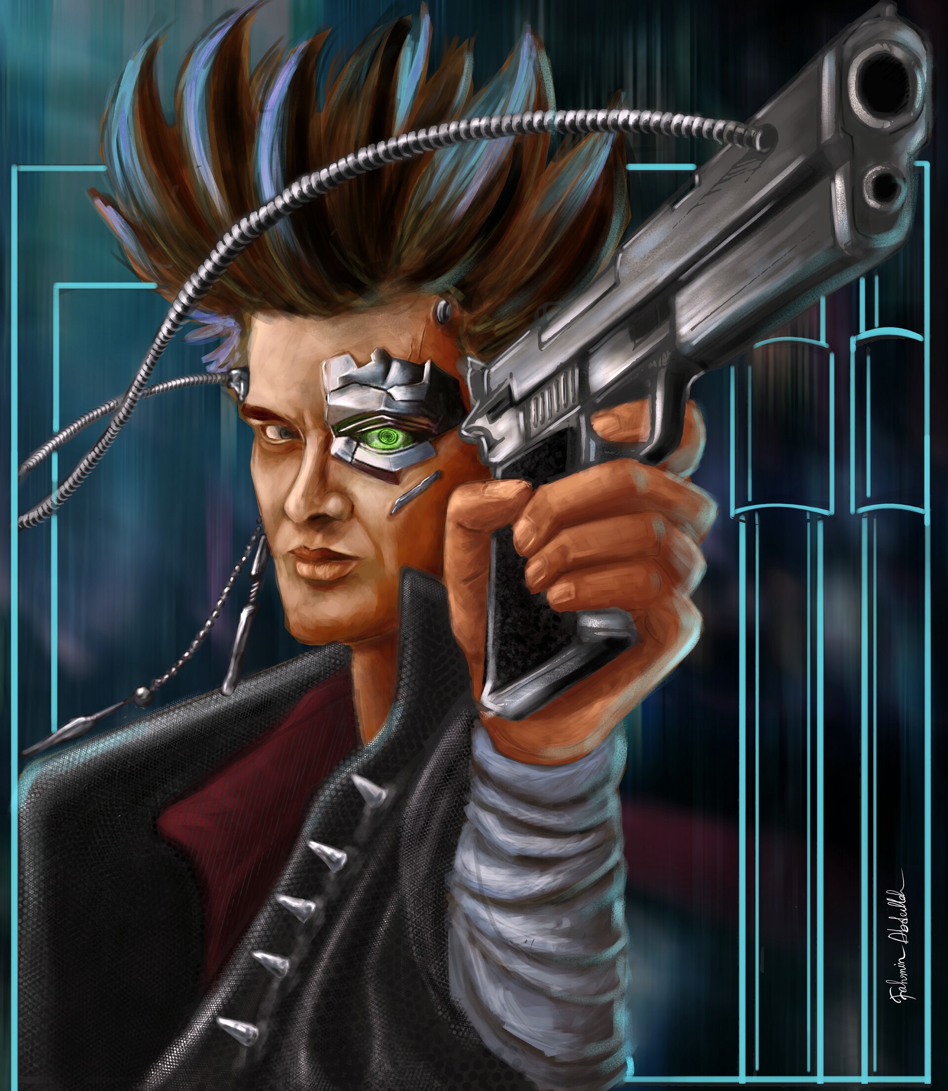 ArtStation - Cyberpunk 1988 cover