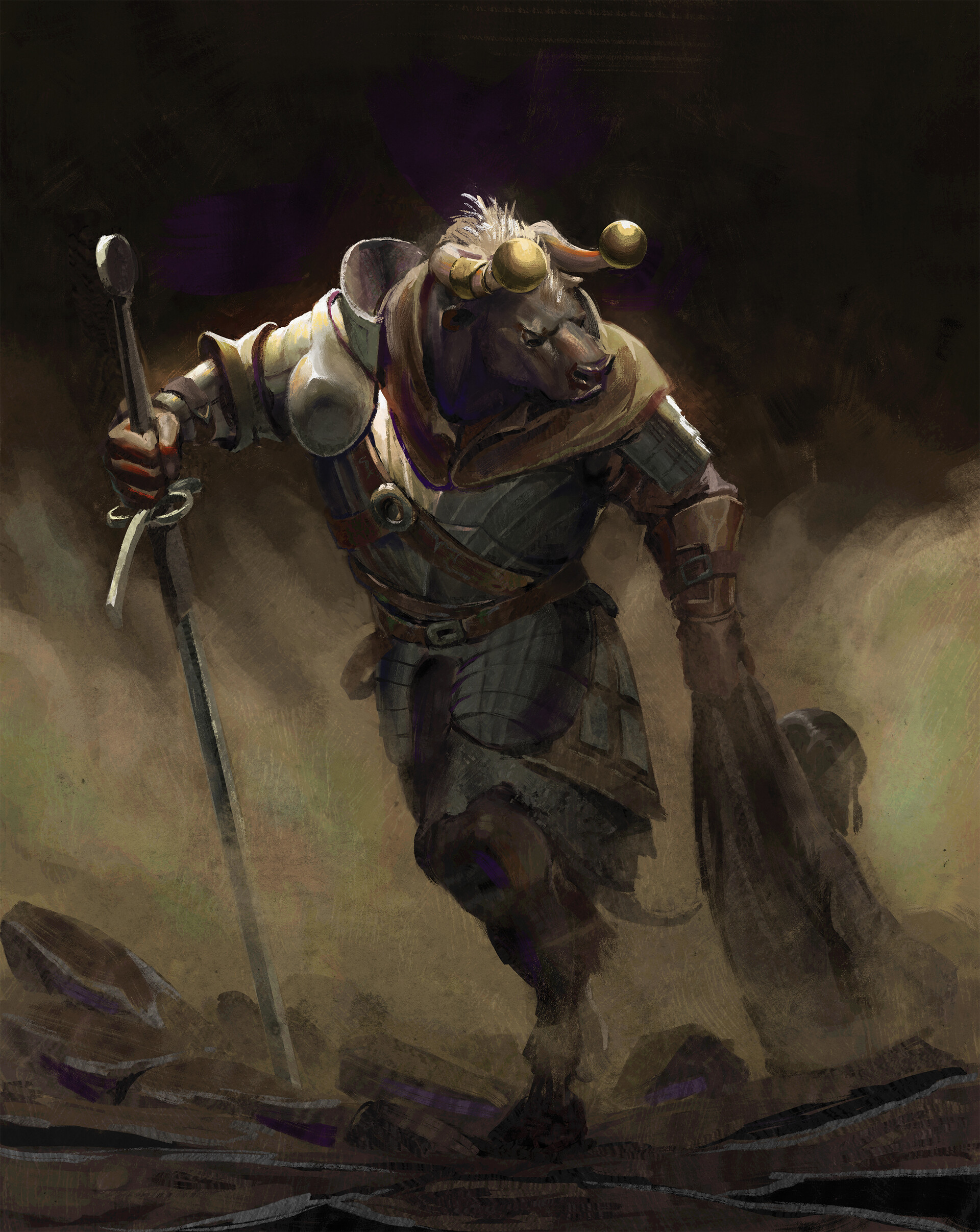 ArtStation - Minotaur Knight