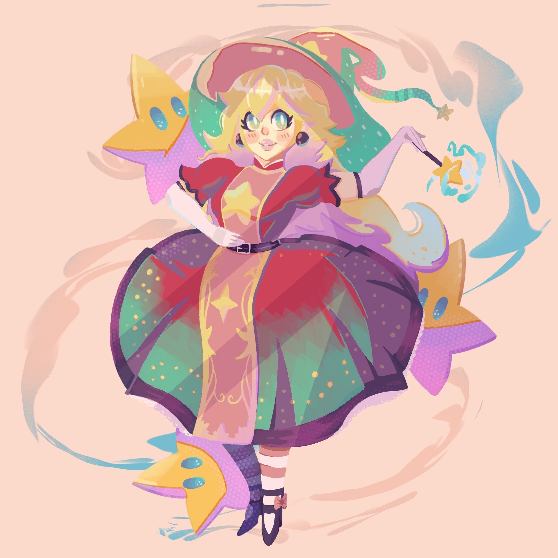 ArtStation - Witch Princess Peach