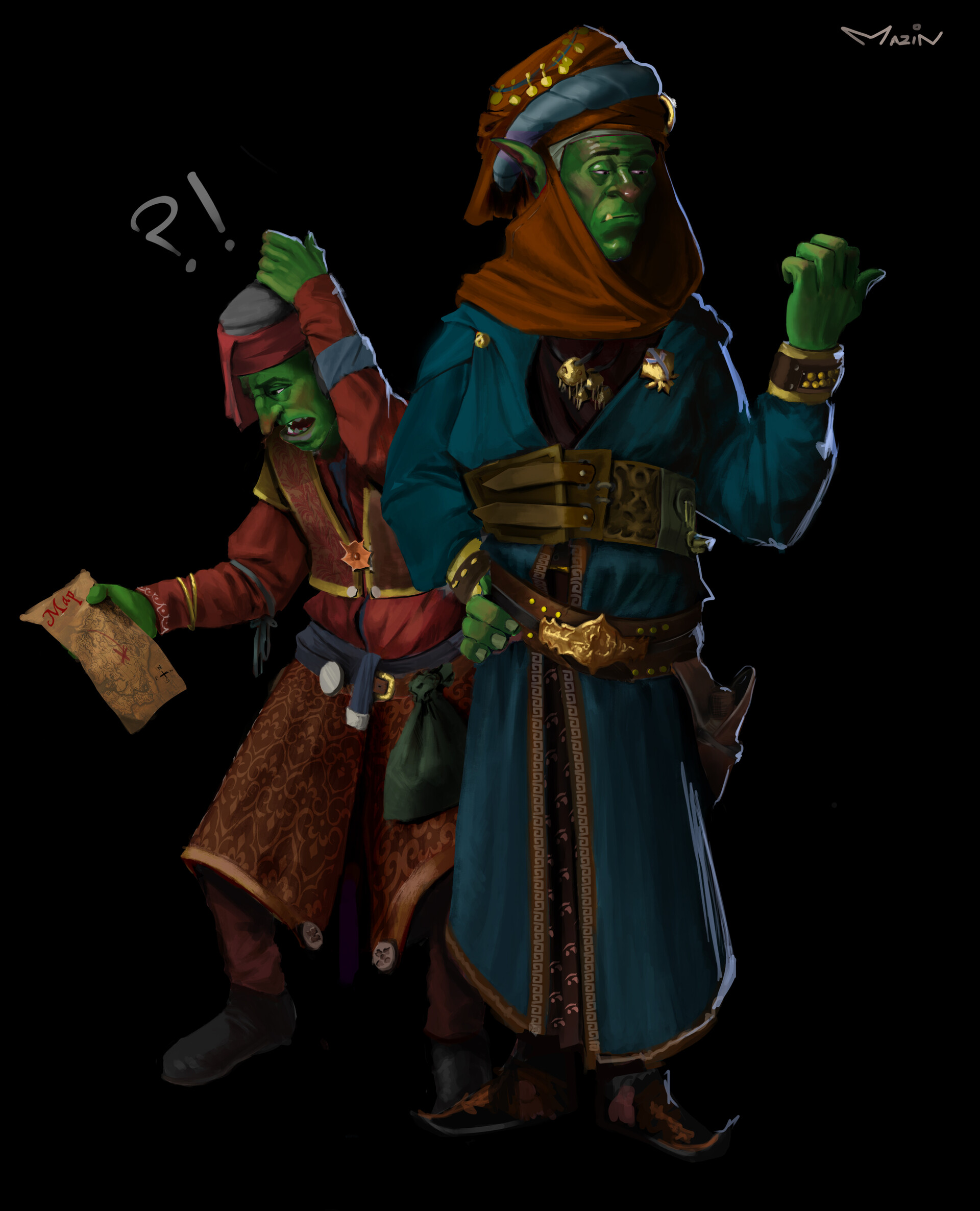 ArtStation - Merchant Orcs!