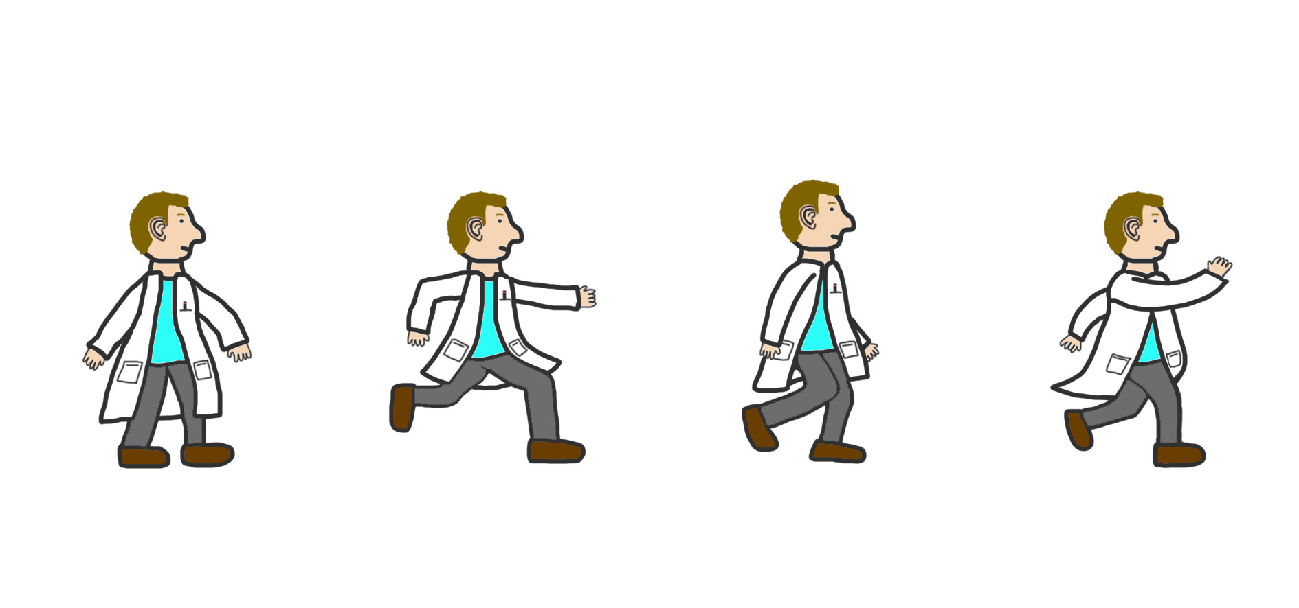 ArtStation - Casual Game evidence work scientist character 2022