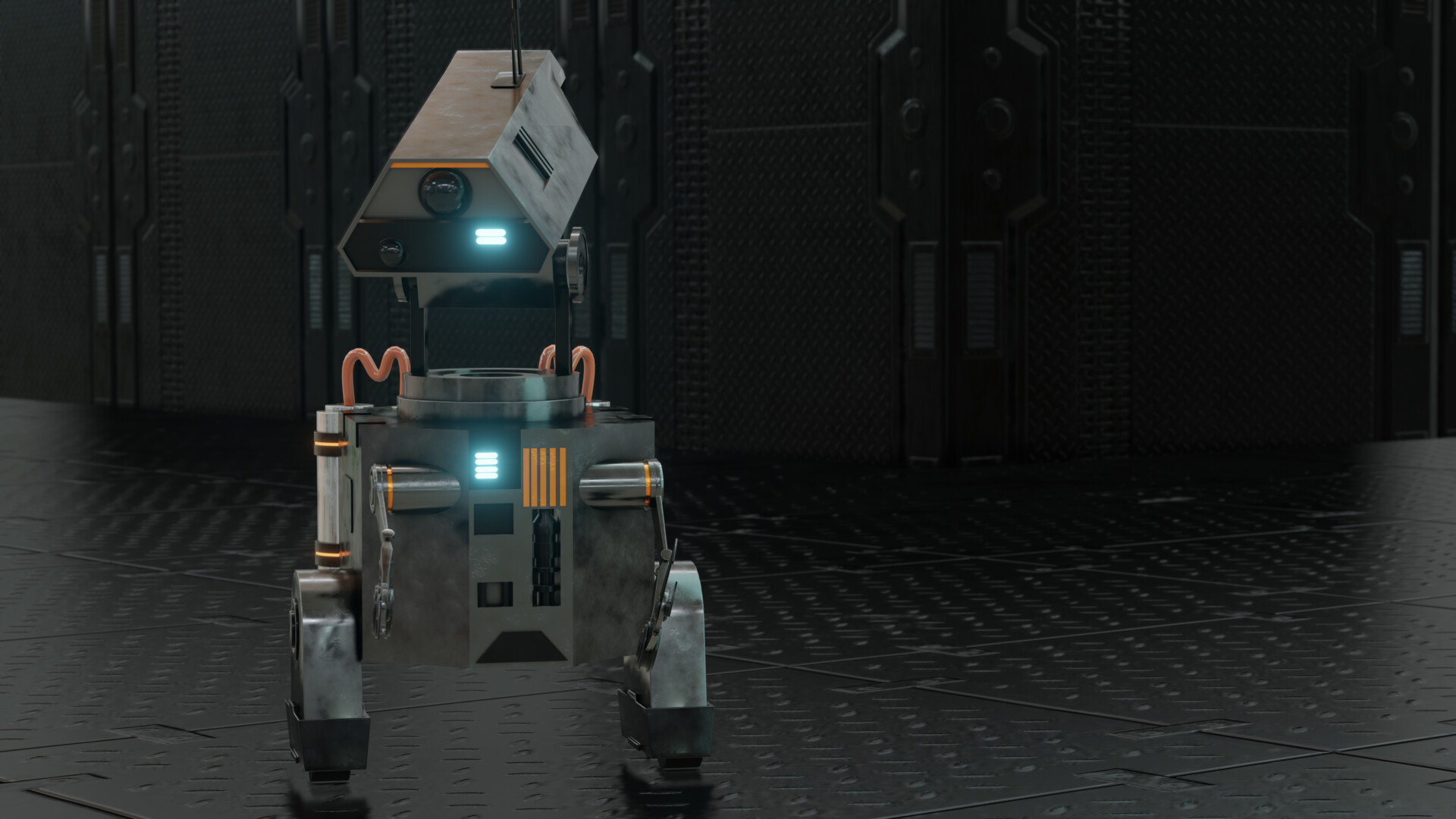 ArtStation - Sci-Fi robot. 6