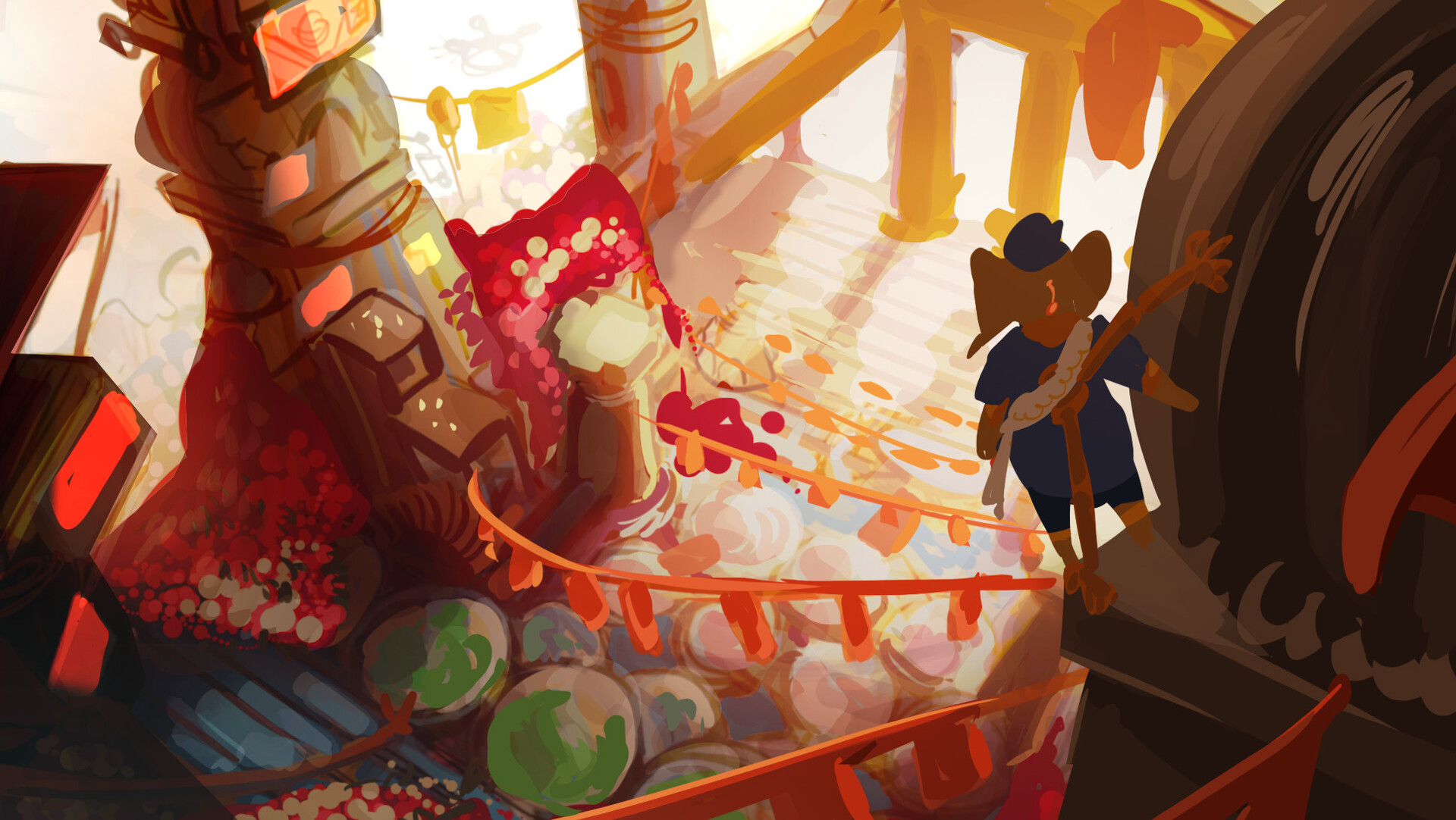 Clotilde Boulanger - SCHOOL PROJECT Background Design - Run or Die