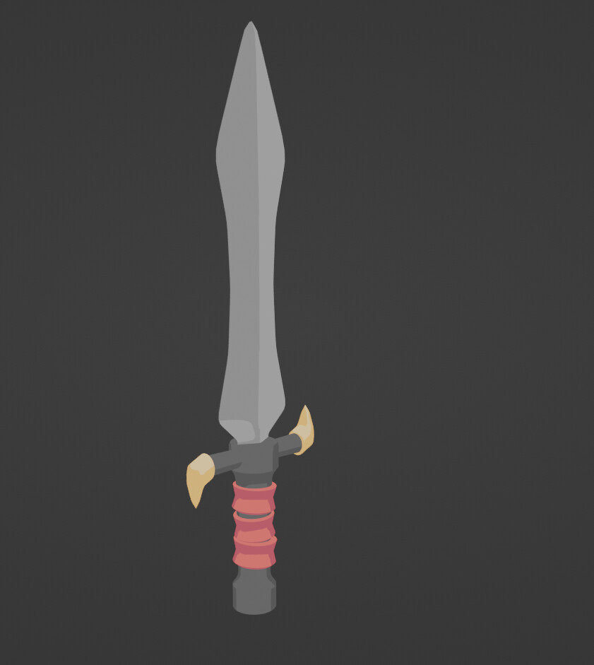 ArtStation - Sword in cell shading