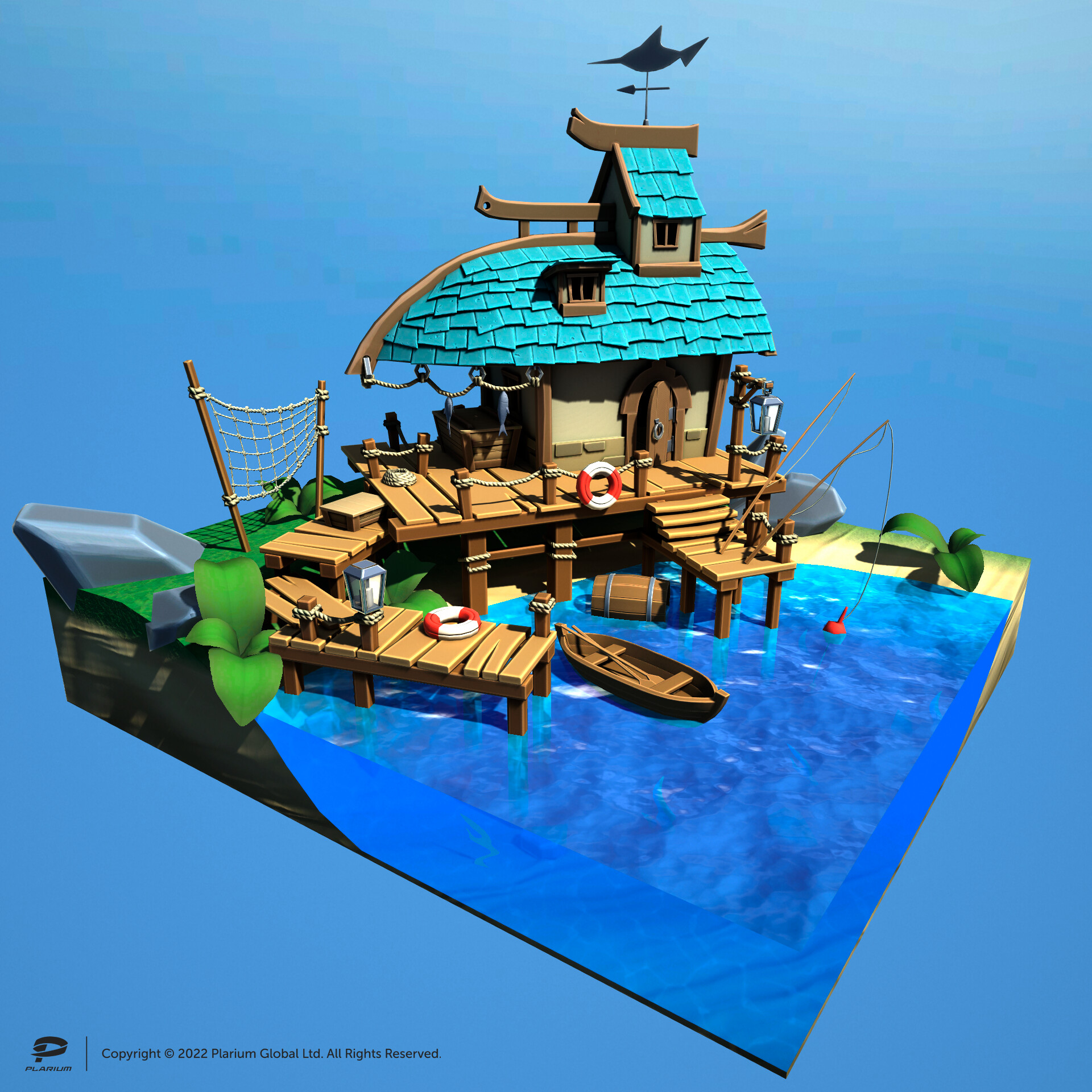 ArtStation - Fhising House