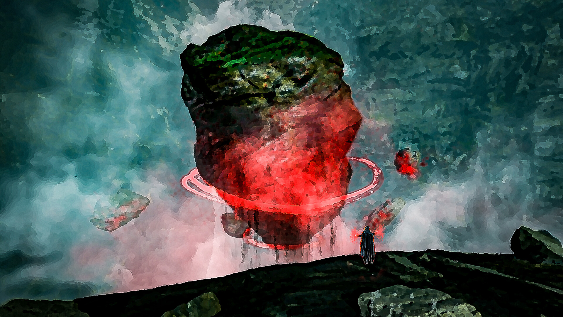 ArtStation - Mage In Cave