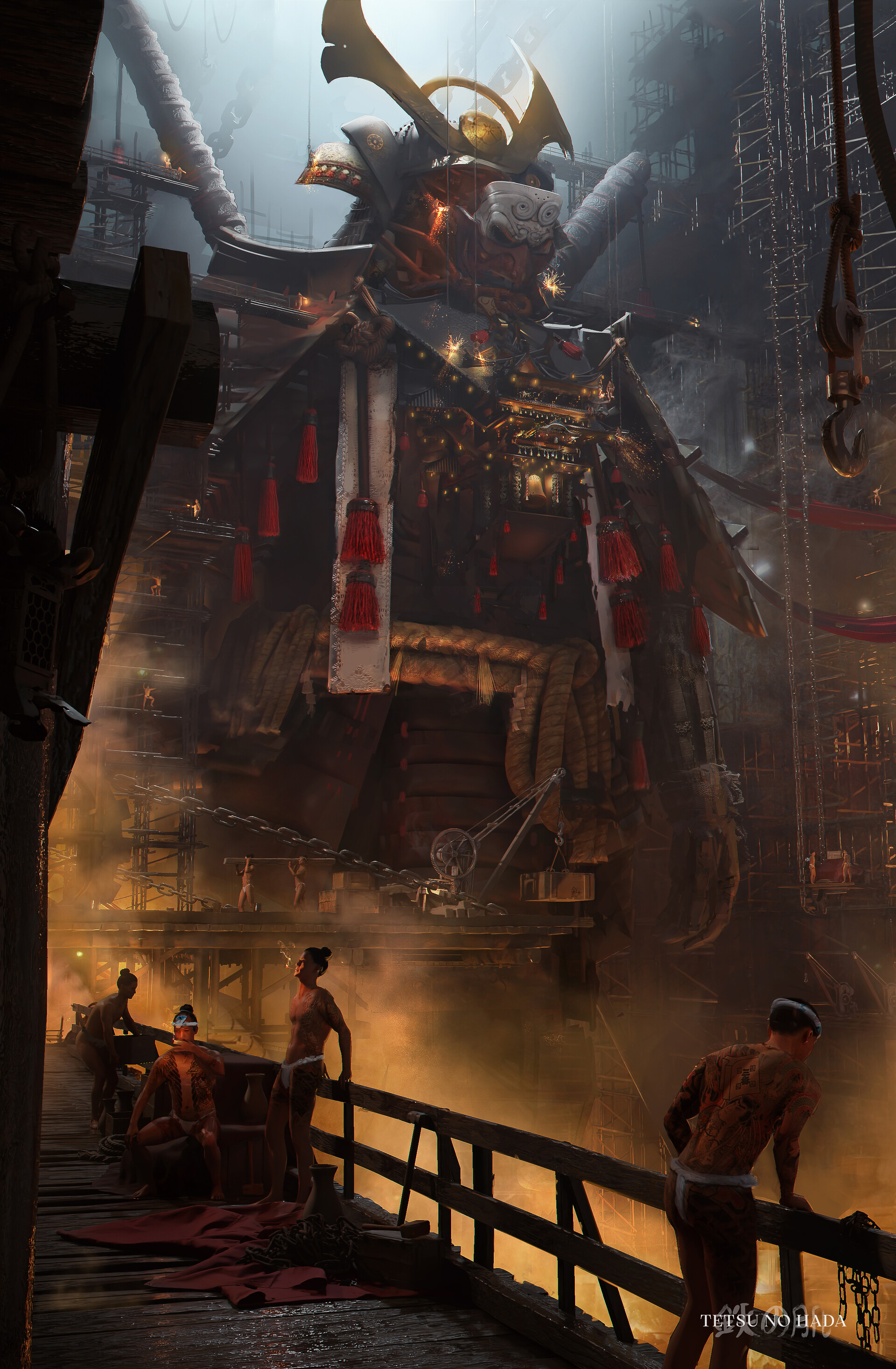 ArtStation - Tetsu no Hada / Part II : Ceremonial armor