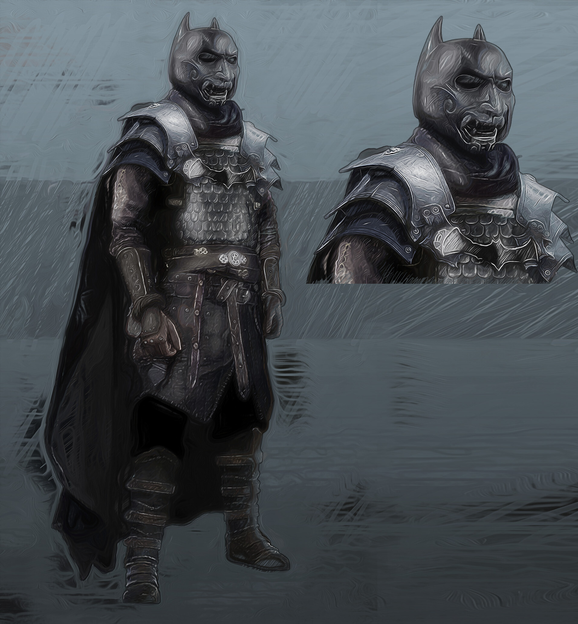 ArtStation - dark knight concept