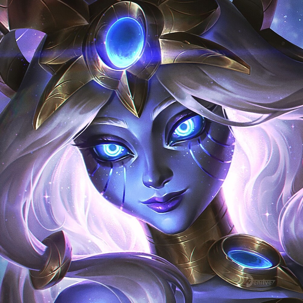 ArtStation - Cosmic Ahri face closeup