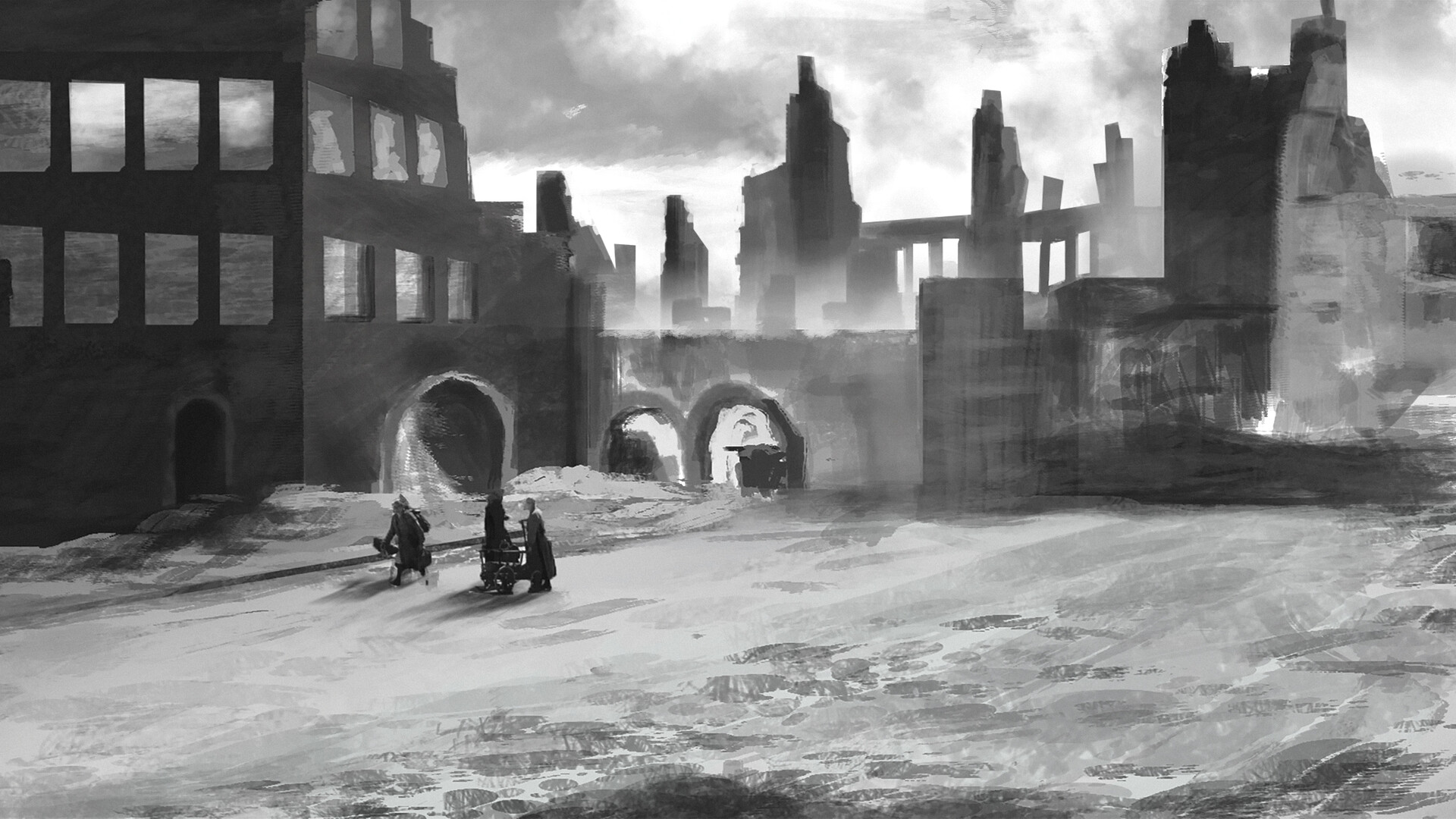 ArtStation - Study 001 " ruins